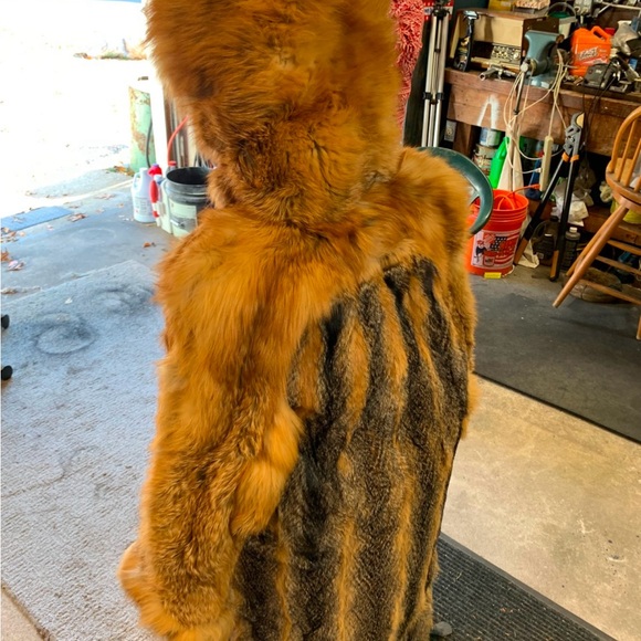 Jackets & Coats | Genuine Red Fox Overcoat With Hood Mens Sm | Poshmark